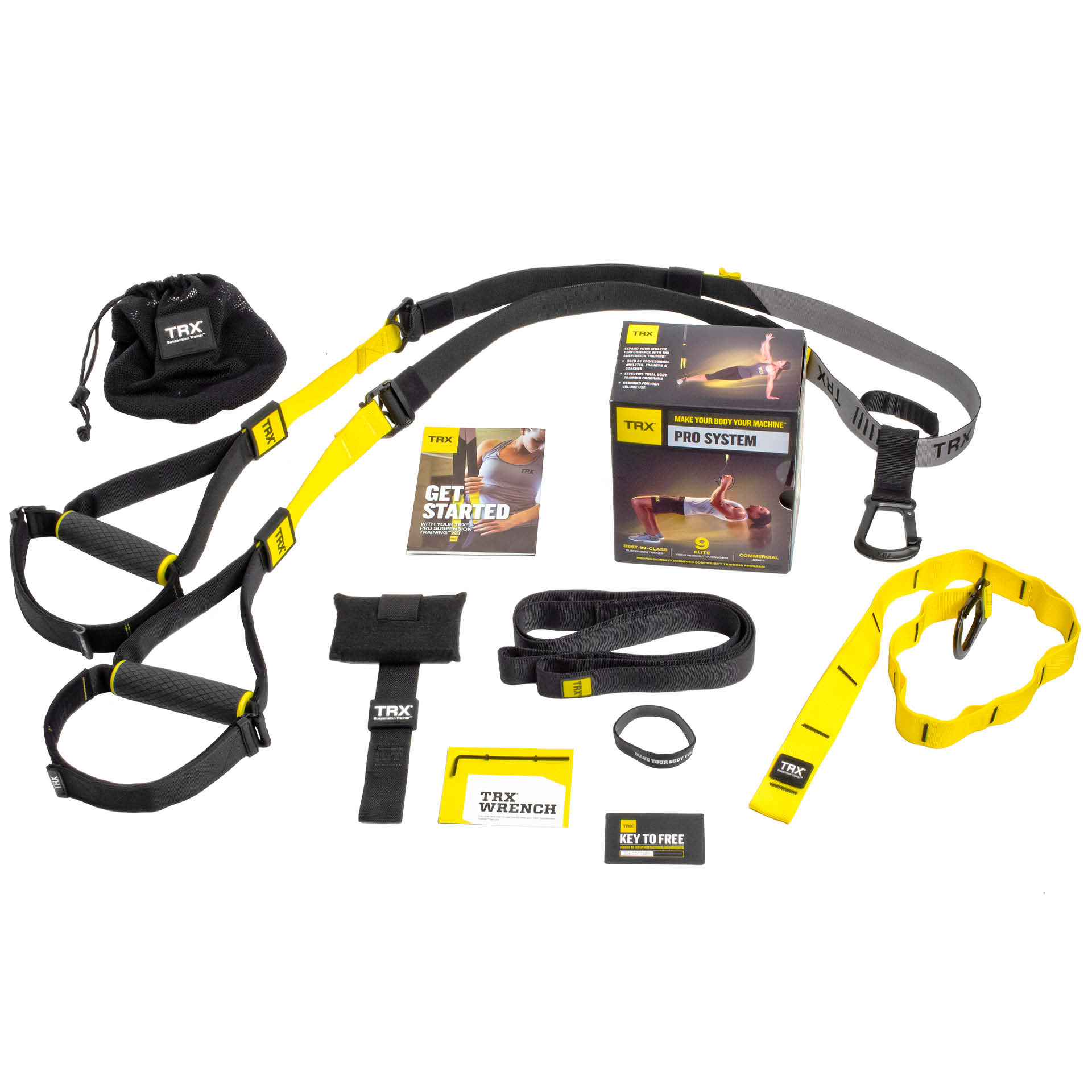 TRX Pro 4 Schlingentrainer für effektives Ganzkörpertraining zuhause ...